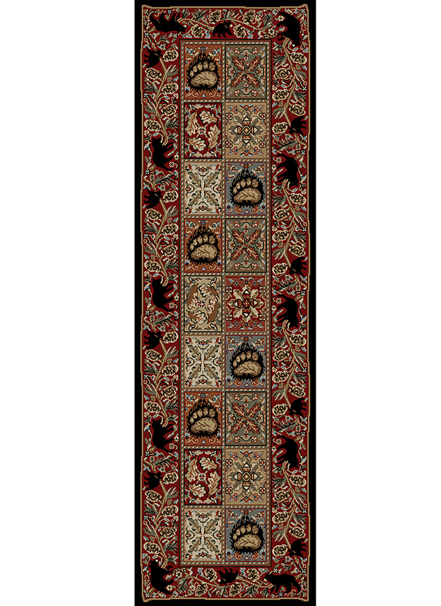 American Destination Masters Lodge Ebony Area Rug – Great Blue Heron ...