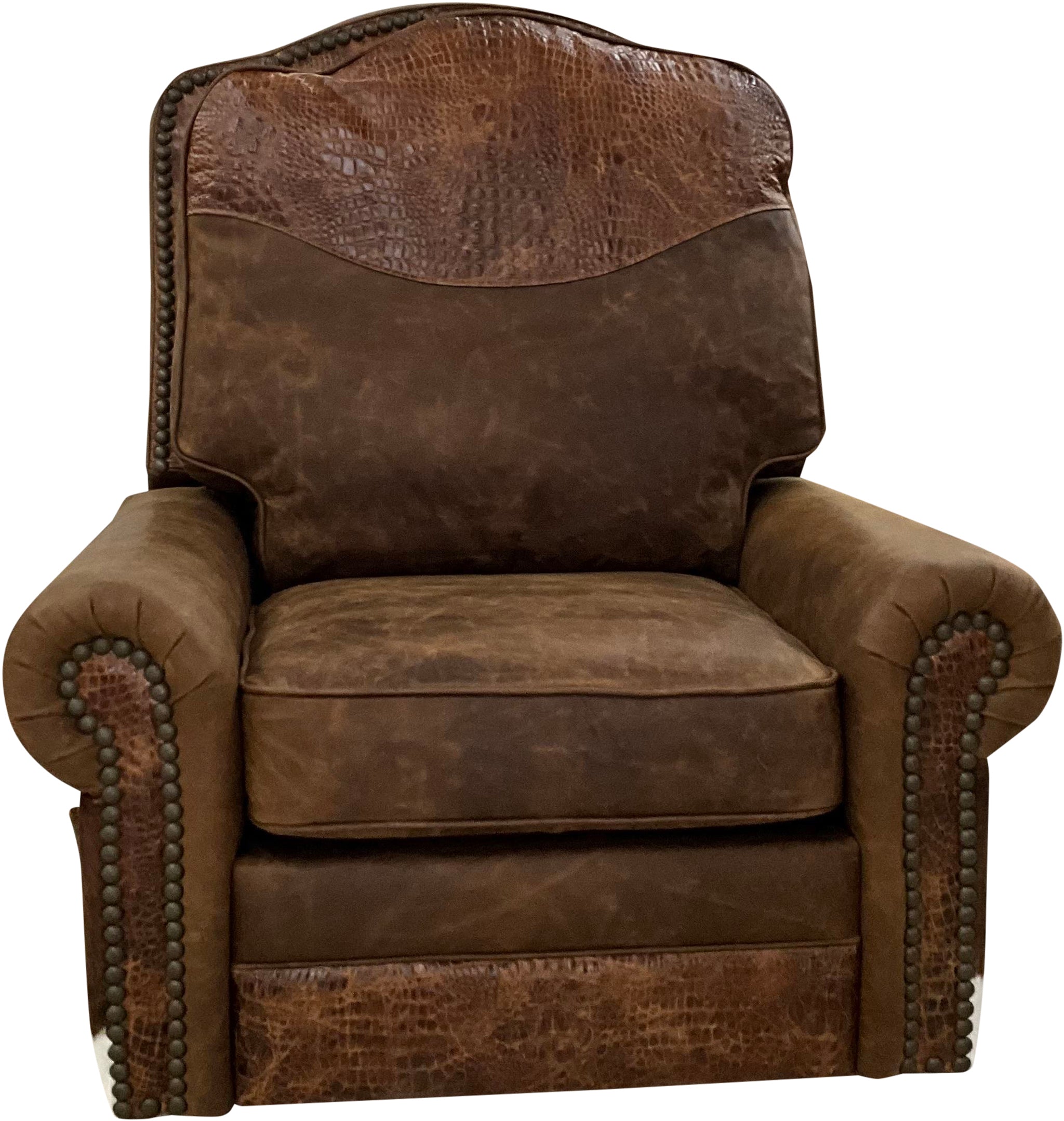 Apache King Swivel Glider Recliner – Great Blue Heron Furniture