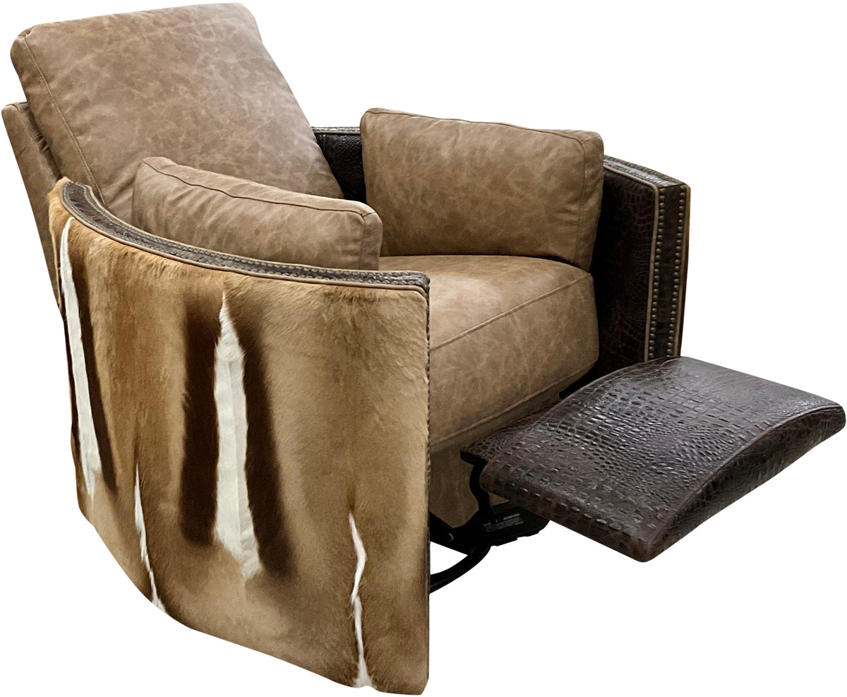Springbok Swivel Recliner – Great Blue Heron Furniture