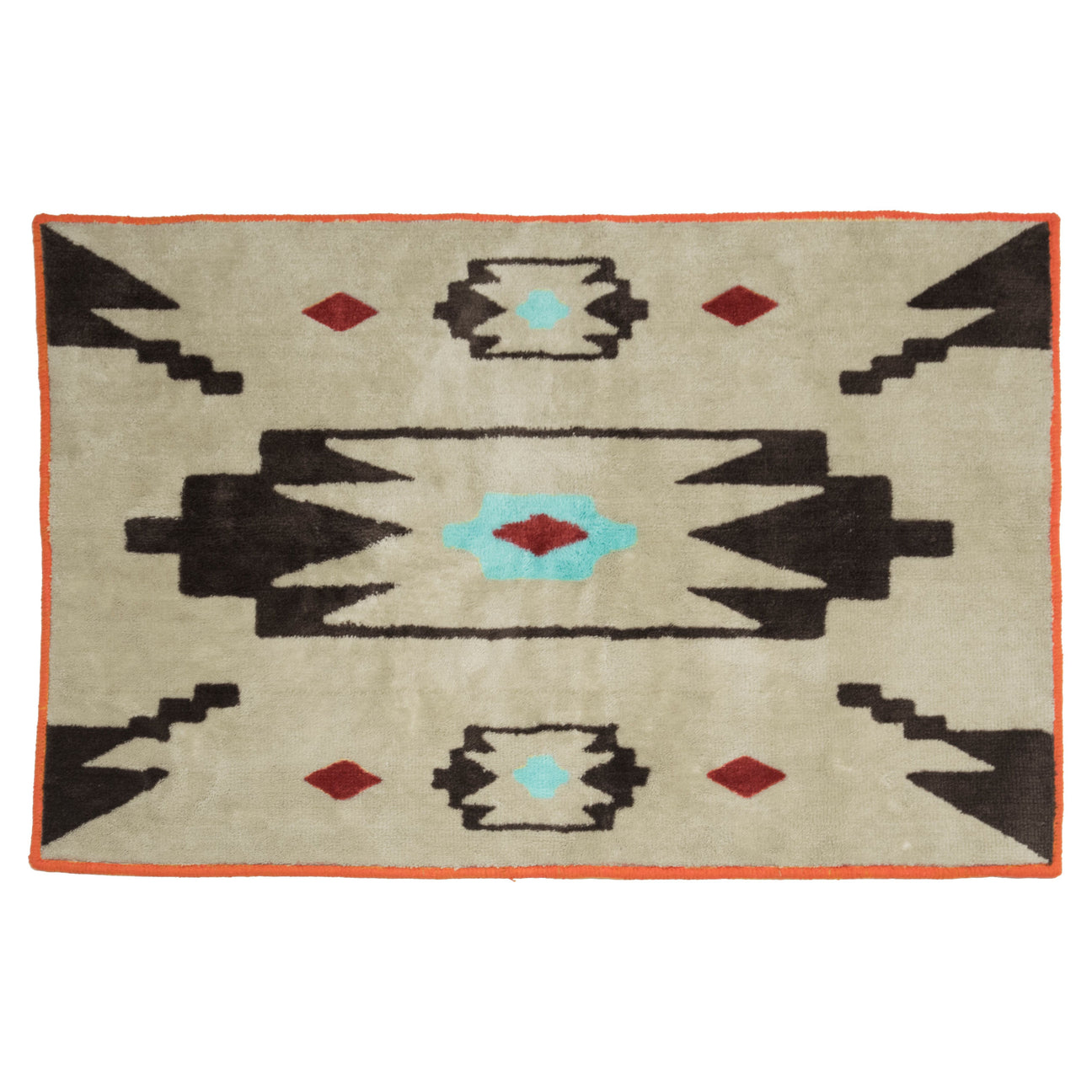 Southwestern Bathroom Rugs | Southwestern Bath Mat – Great Blue Heron ...
